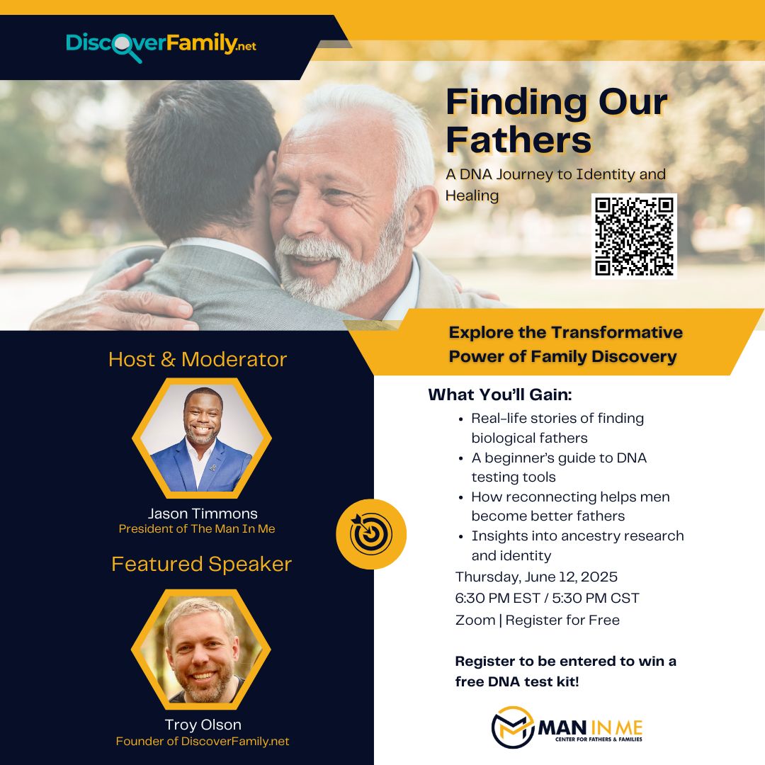 Upcoming Event - Finding Our Fathers: A DNA Journey to Identity and ...